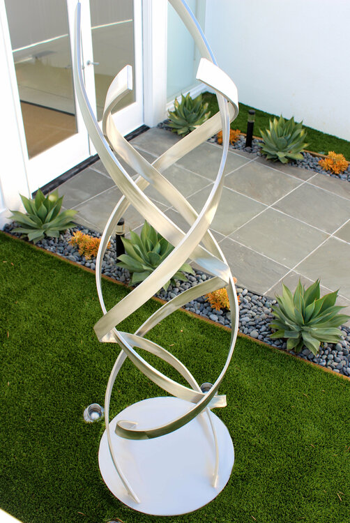 KISMET, stainless steel by Jennifer Asher (2018) : Sculpture Stainless ...