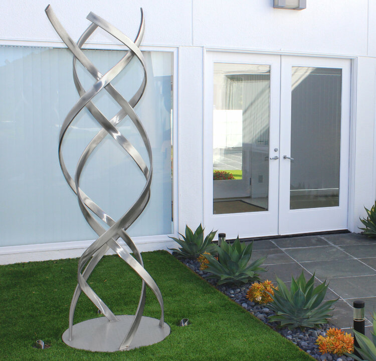 KISMET, stainless steel by Jennifer Asher (2018) : Sculpture Stainless ...