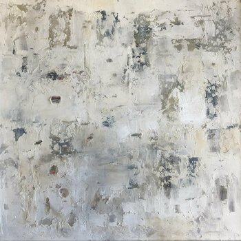 Impromptu by Solveiga (2022) : Painting Acrylic, Chalk on Canvas ...