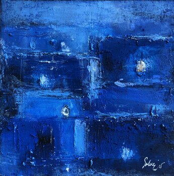 Impromptu by Solveiga (2022) : Painting Acrylic, Chalk on Canvas ...