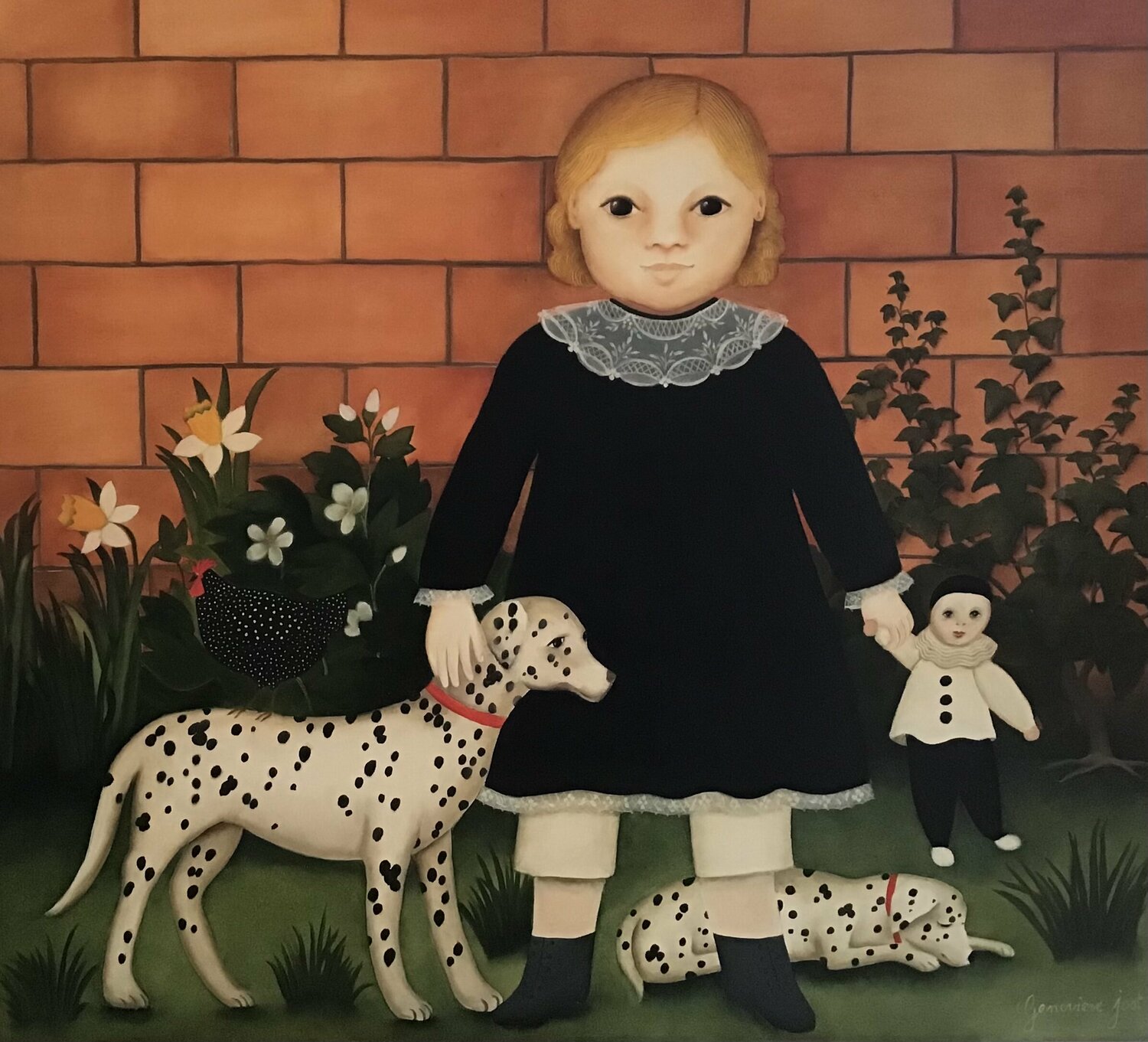 Qui se ressemble, s.assemble.. by Genevieve Jost (2021) : Painting Oil ...