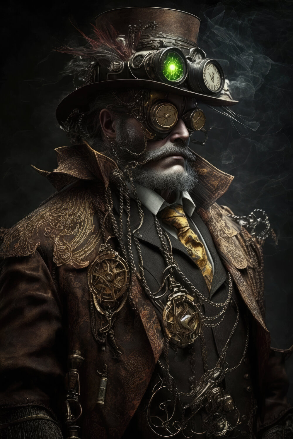 ***A Masterpiece of Steampunk: The Genius Professor*** von Yuriy Kraft ... ***A Masterpiece of Steampunk: The Genius Professor*** von Yuriy Kraft ...