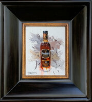 Blanton’s with Davidoff Cigar by Ian Greathead (2019) : Painting Oil on ...