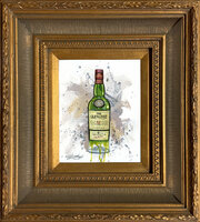 Blanton’s with Davidoff Cigar by Ian Greathead (2019) : Painting Oil on ...