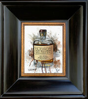 Blanton’s with Davidoff Cigar by Ian Greathead (2019) : Painting Oil on ...
