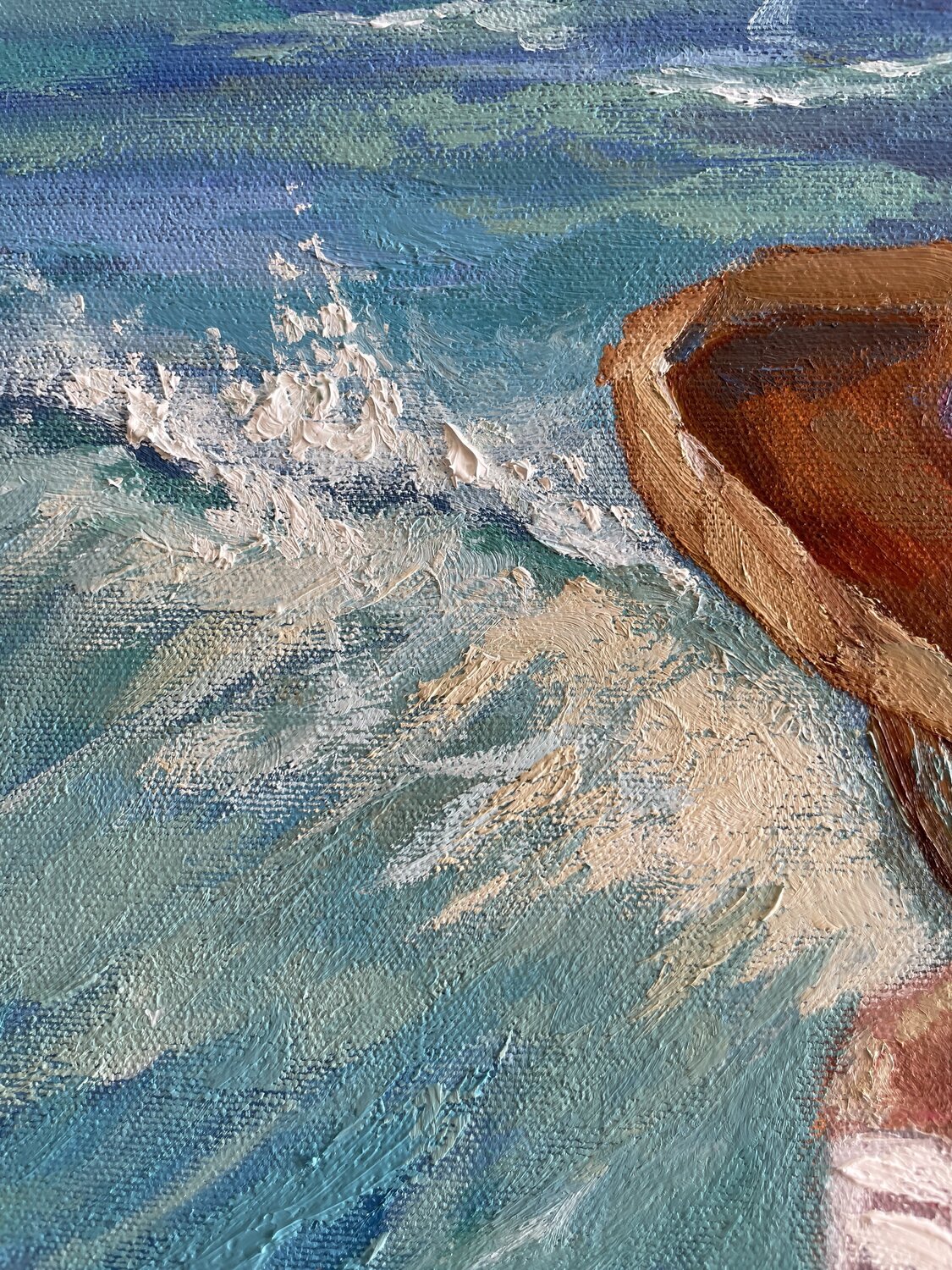 Golden Days by Anna Reznikova (2022) : Painting Oil on Canvas - SINGULART