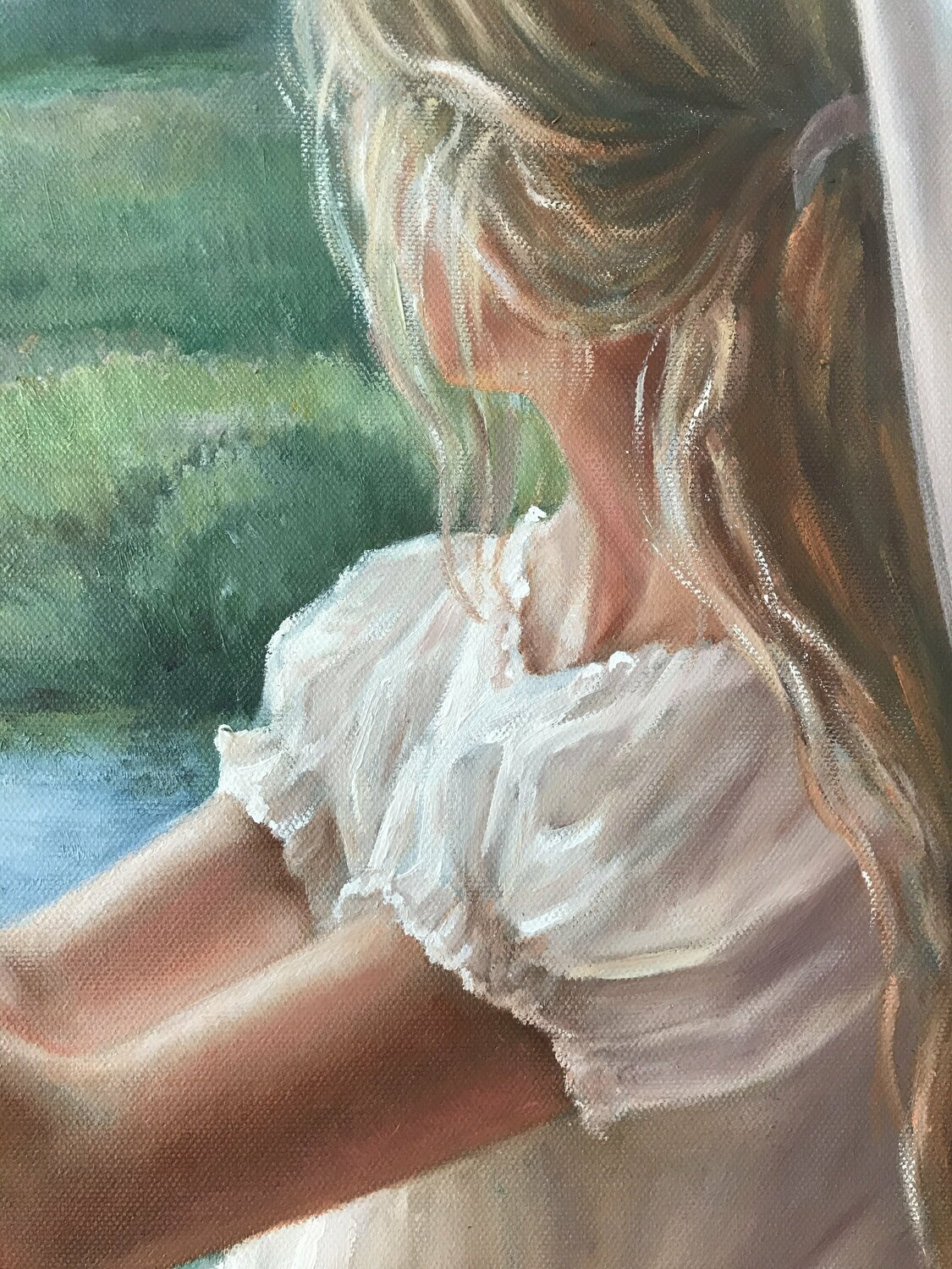 Summer Dreams di Anna Reznikova (2020): Pittura a Olio su Tela - Singulart