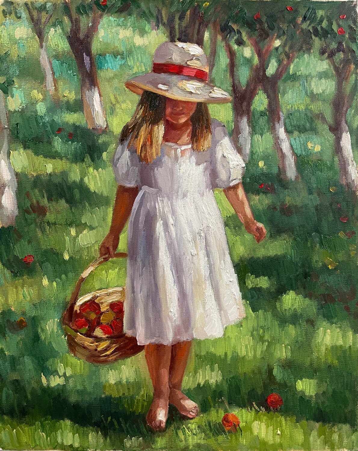 Harvest by Anna Reznikova (2022) : Painting Oil on Canvas - SINGULART