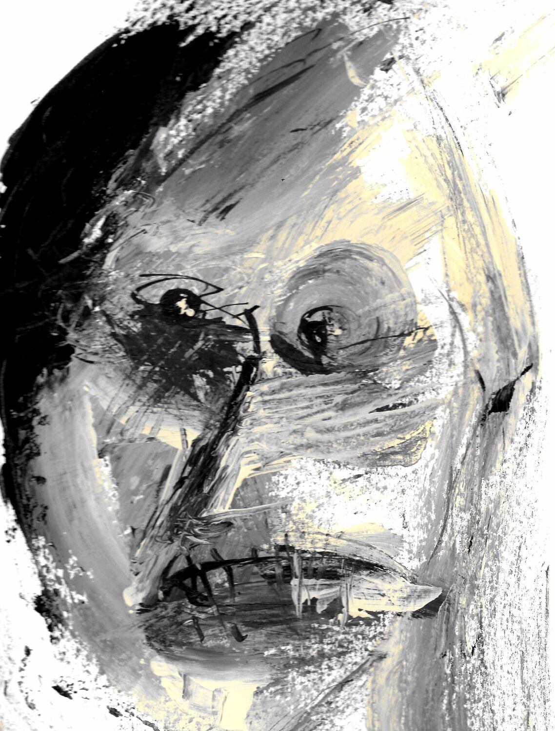 FACE EXPLOSIVE II. by Patrik Šima (2016) : Drawing Pen, India ink on ...