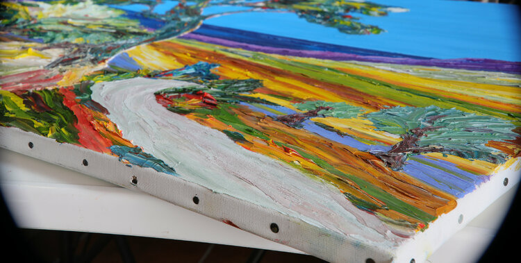 "EVASION EN PROVENCE" by Jean-Charles FABIANI (2020) : Painting Oil on ...