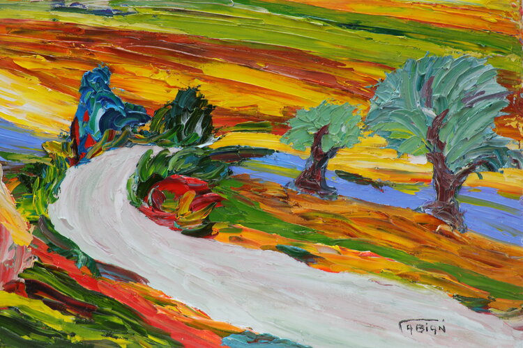 "EVASION EN PROVENCE" by Jean-Charles FABIANI (2020) : Painting Oil on ...