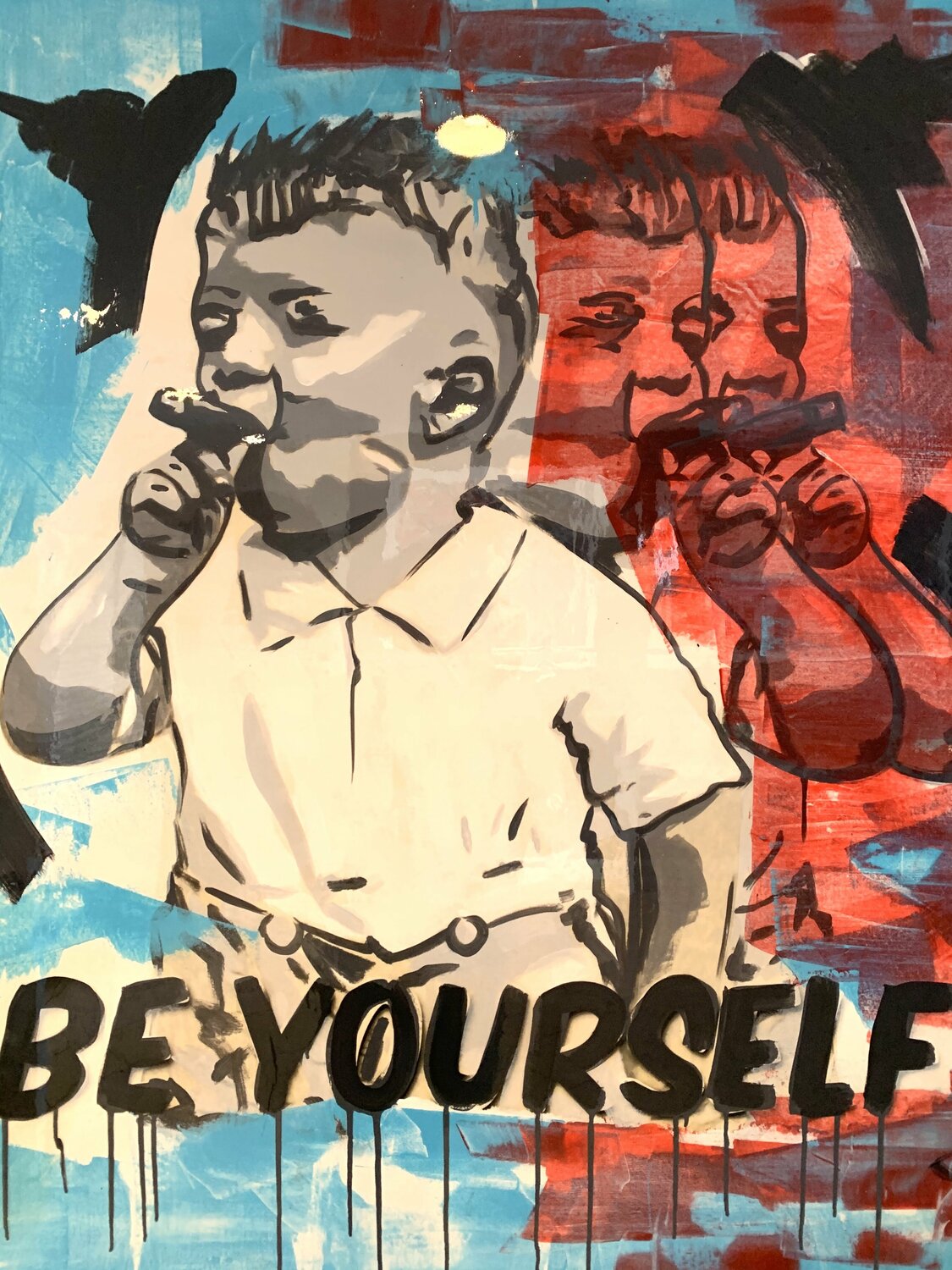 baby Churchill by Erick Artik (2016) : Painting Acrylic, Felt on Canvas ...
