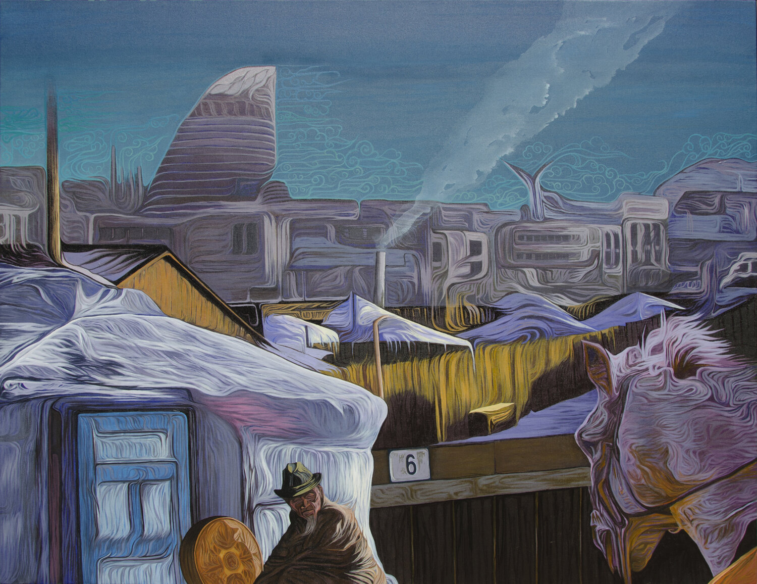 NO: 6 THE SLUM OF GERS by Caner Karavit (2022) : Painting Acrylic on ...