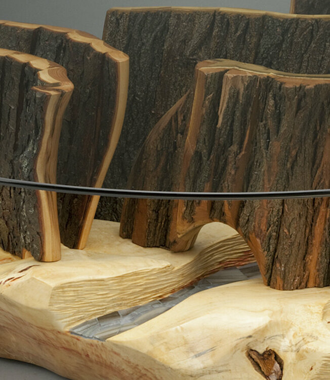 Formations Coffee Table by Aaron Laux (2016) : Sculpture Wood - SINGULART