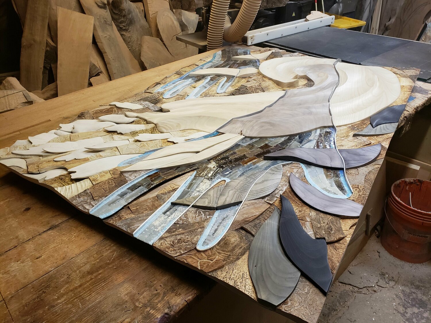 Their Story Our Story by Aaron Laux (2019) : Sculpture Aluminium, Wood ...