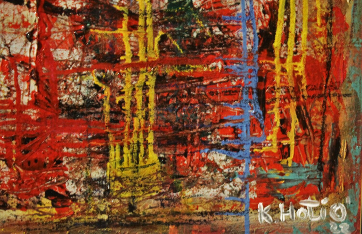 Chips 2050 by Kaltrina Hoti (2022) : Painting Acrylic, Pen on Canvas ...