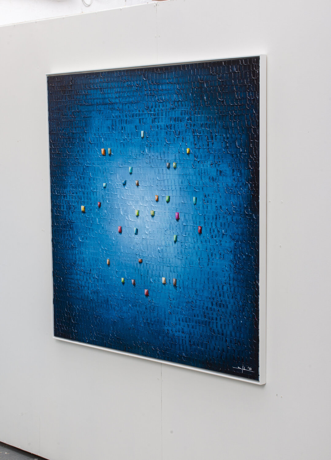 Analog Pixels / Serial Rectangles / 2022 / blue / 120x120 / 2ZRE2 by ...