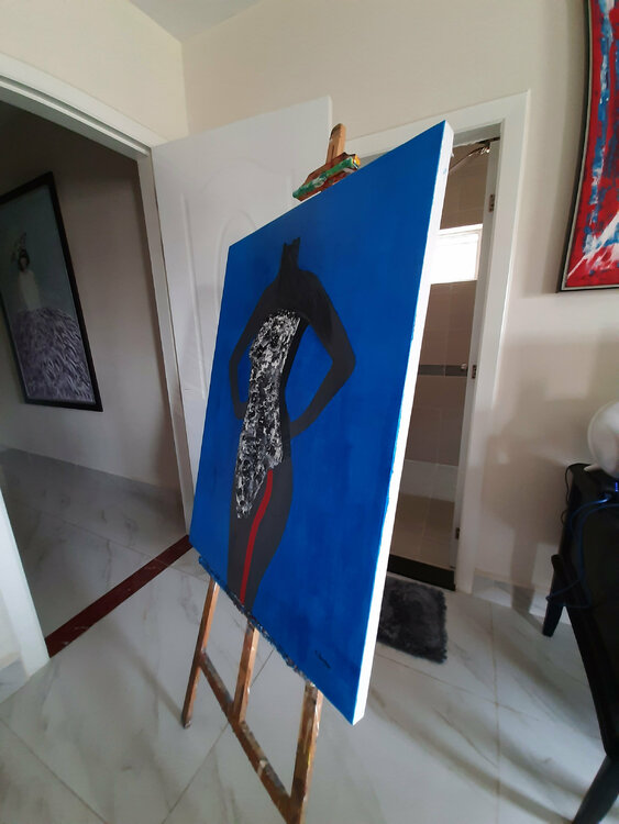 Body Back by Patrick Joosten (2020) : Painting Acrylic on Canvas - SINGULART