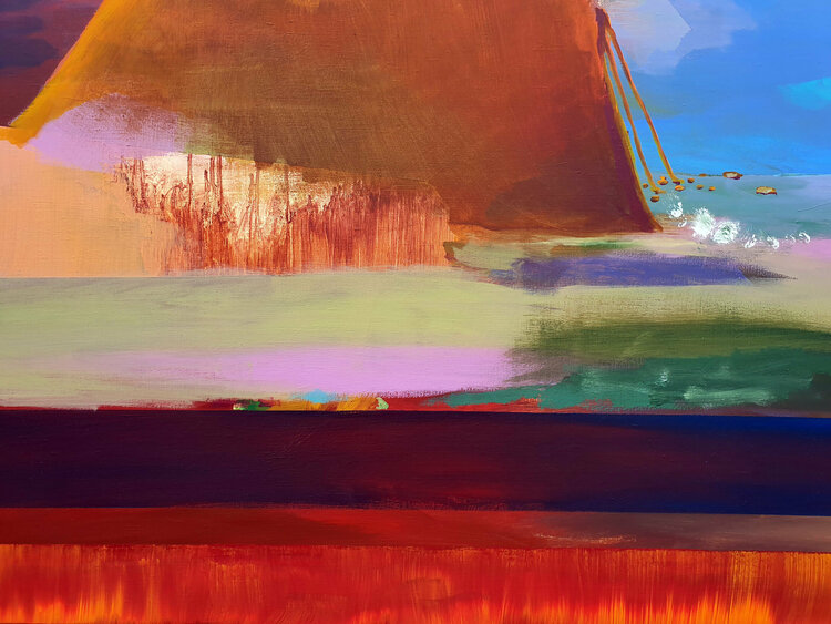 Paysage pour demain by Philippe Abril (2021) : Painting Acrylic on Canvas - SINGULART