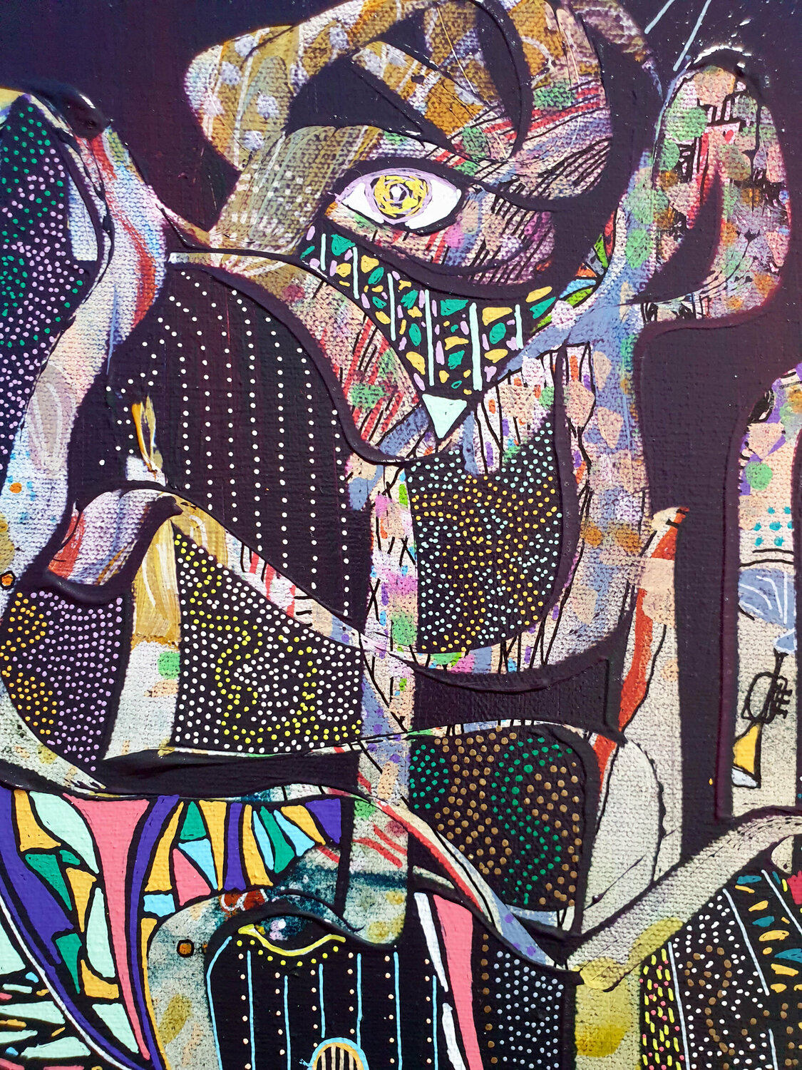 Ûta-napishtî by Philippe Abril (2021) : Painting Acrylic on Canvas ...