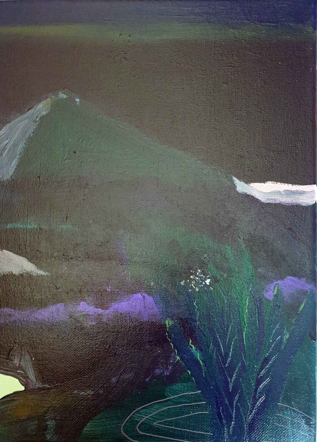 Paysage pour Nahui Olin by Philippe Abril (2022) : Painting Acrylic on Canvas - SINGULART