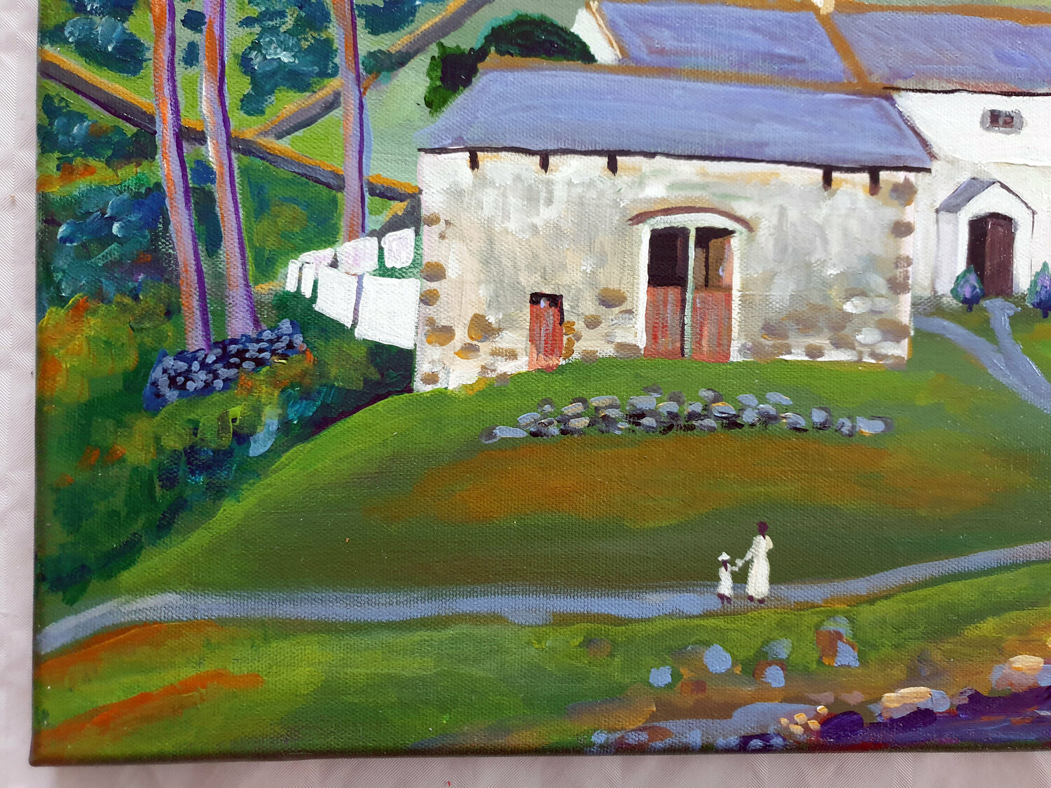 Paysage anglais d'après "Farm at Watendlath " de Dora Carrington by ...