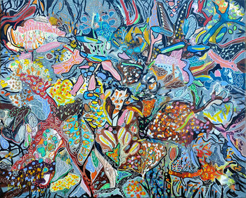 Phylogénie by Philippe Abril (2016) : Painting Acrylic on Canvas - SINGULART