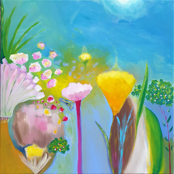 Hortus conclusus II by Philippe Abril (2017) : Painting Acrylic on Canvas - SINGULART