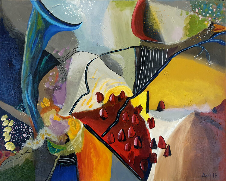 Antique amour by Philippe Abril (2017) : Painting Acrylic on Canvas - SINGULART