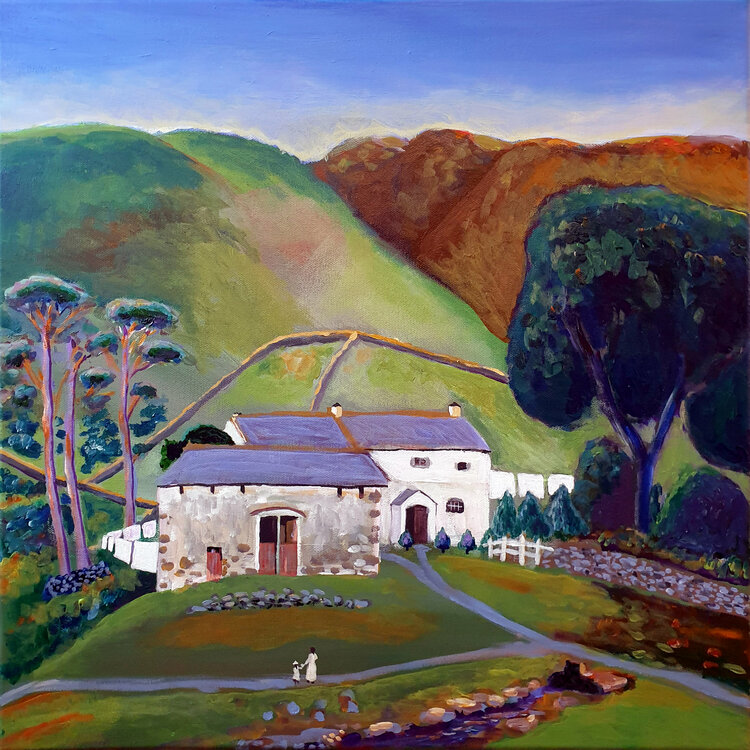 Paysage anglais d'après "Farm at Watendlath " de Dora Carrington by ...