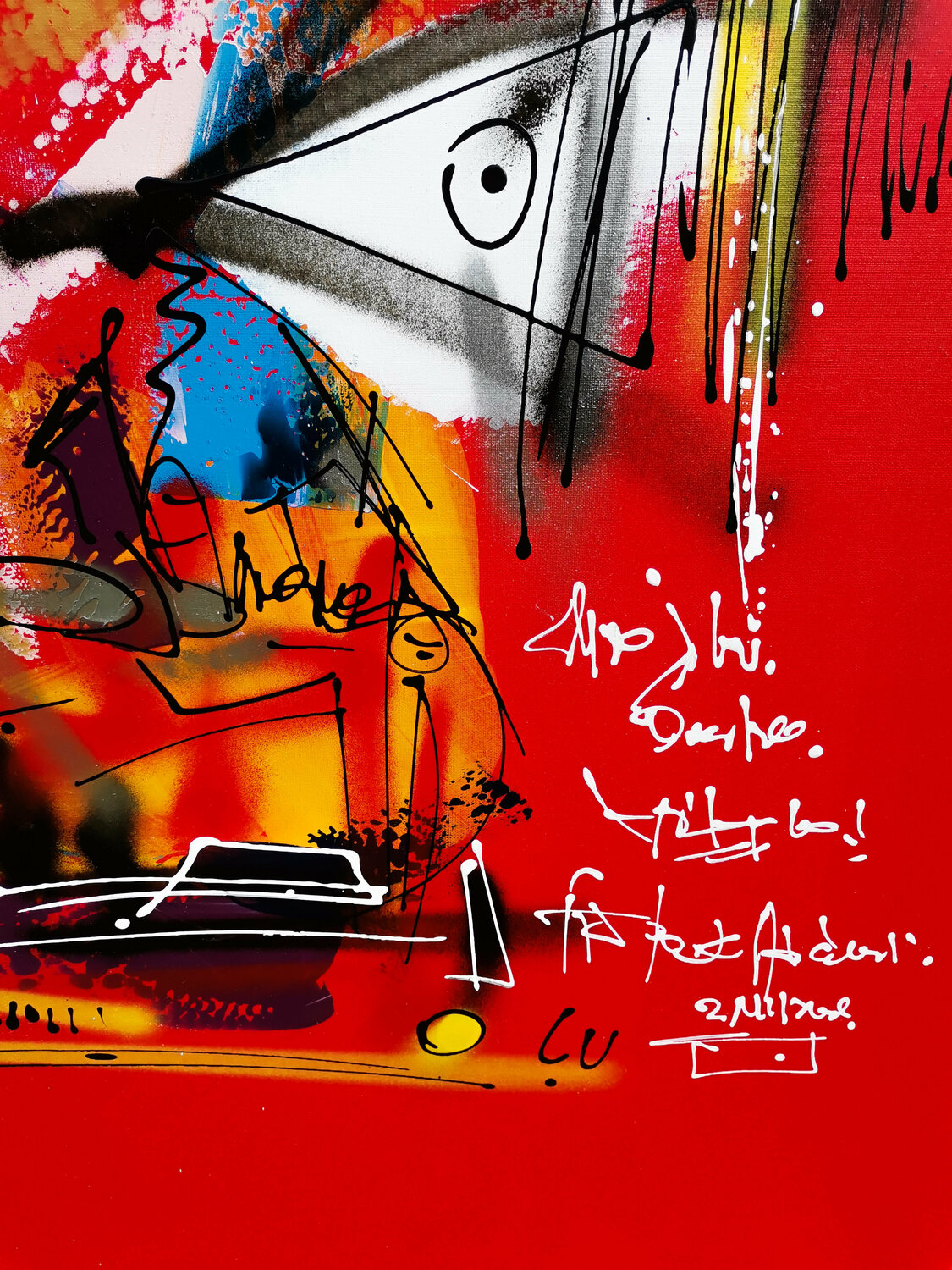 Magnitude by Luc Villard (2022) : Painting Acrylic, Spray paint on ...