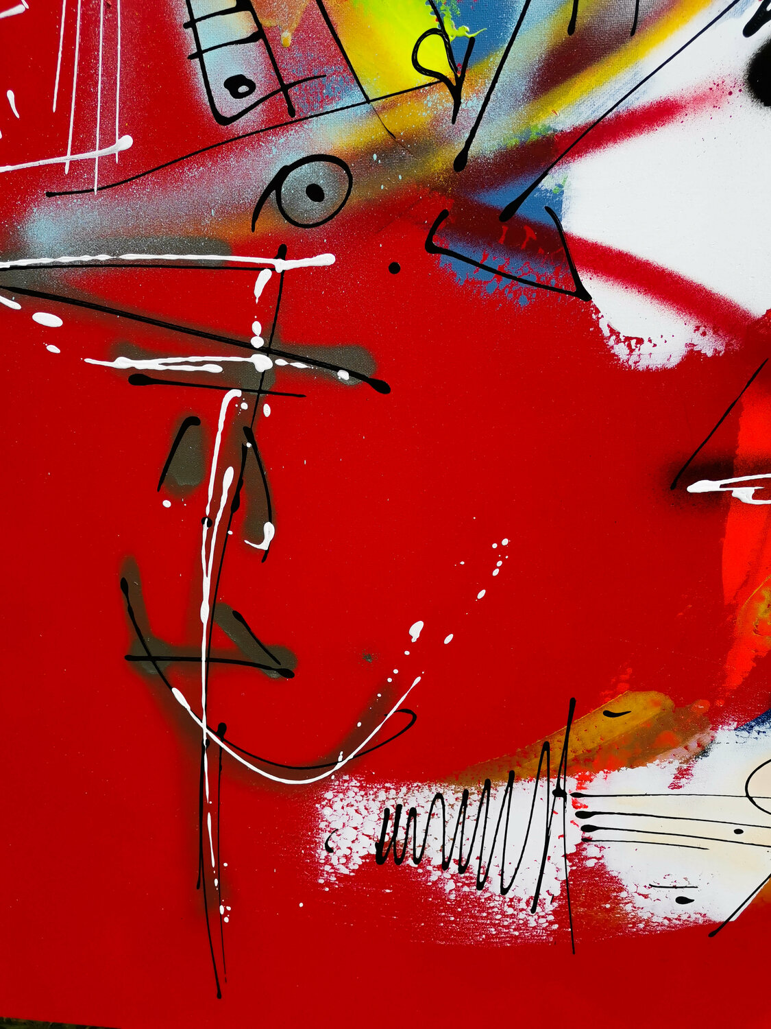 Magnitude by Luc Villard (2022) : Painting Acrylic, Spray paint on ...