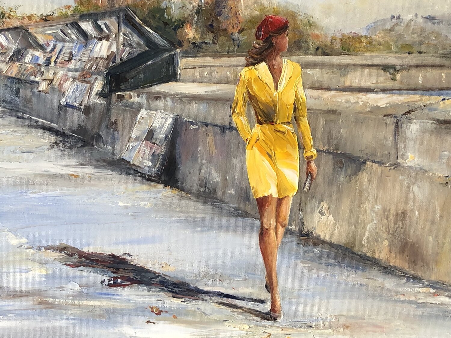 L'été indien à Paris by Marie-Laure SOUQ (2022) : Painting Oil on ...