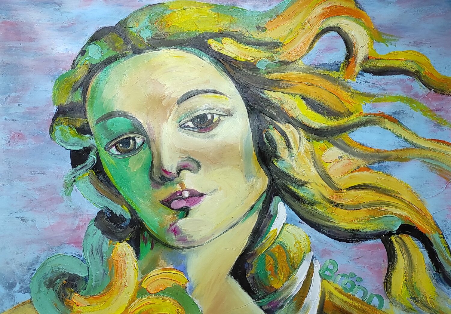 Venus by Gerdus Bronn (2021) : Painting Acrylic, Oil on Canvas - SINGULART