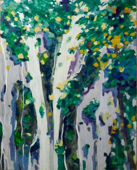 Famous painter by Hiroaki Tajima K (1979) : Work on Paper Acrylic, Watercolor on Paper - SINGULART