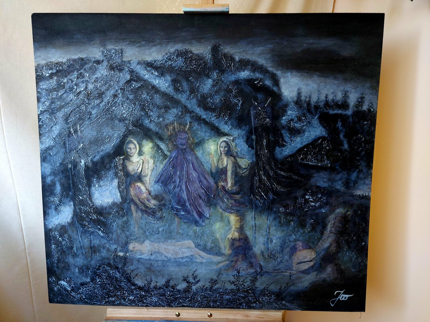 Kamajke (The Duboka's Queens) by Jelena Tankosic (2019) : Painting ...