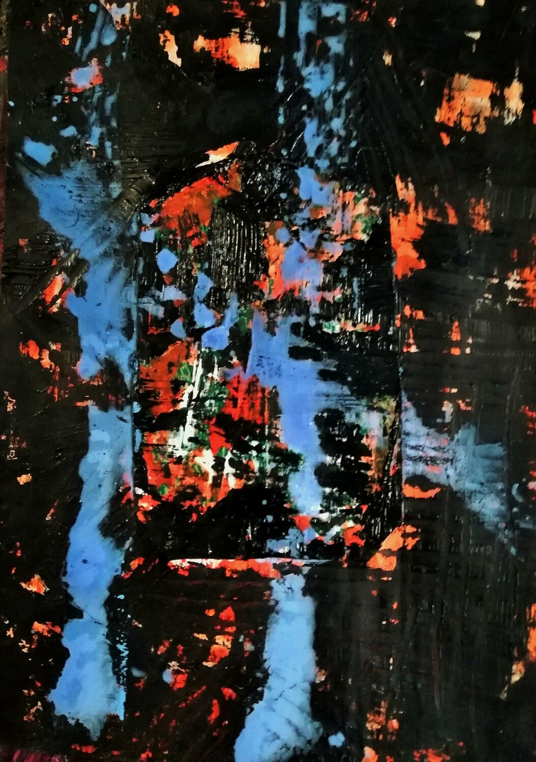 Art & Collectibles Acrylic Painting Original Artwork Abstract ...