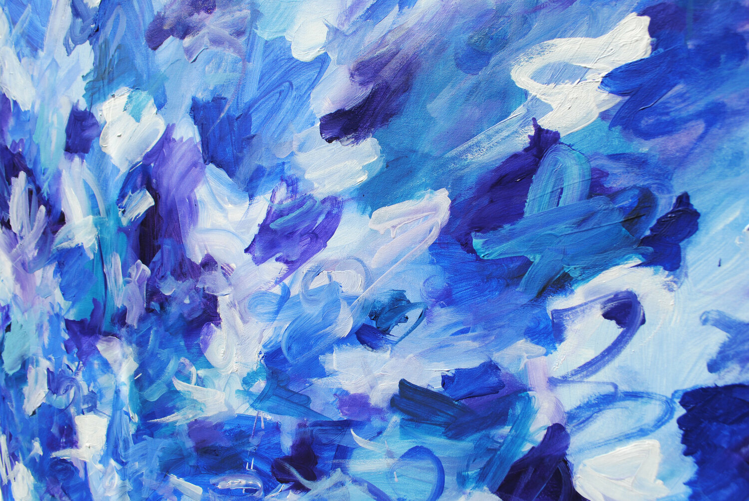 Blue expression by Mykola Ampilogov (2020) : Painting Oil on Canvas ...