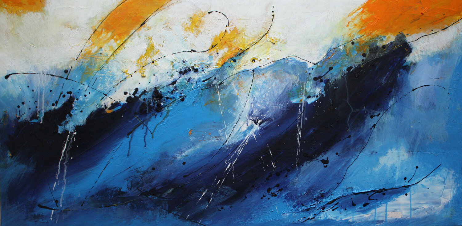 Art & Collectibles Acrylic Painting Original Artwork Abstract ...