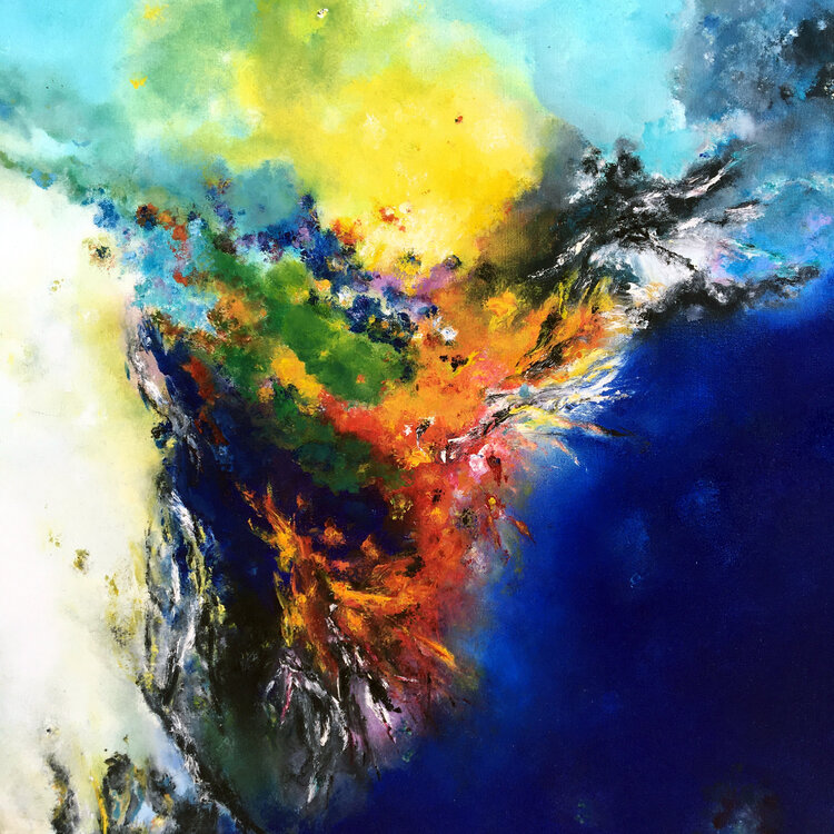 Vertigo by Théophile DELAINE (2017) : Painting Oil on Canvas - SINGULART