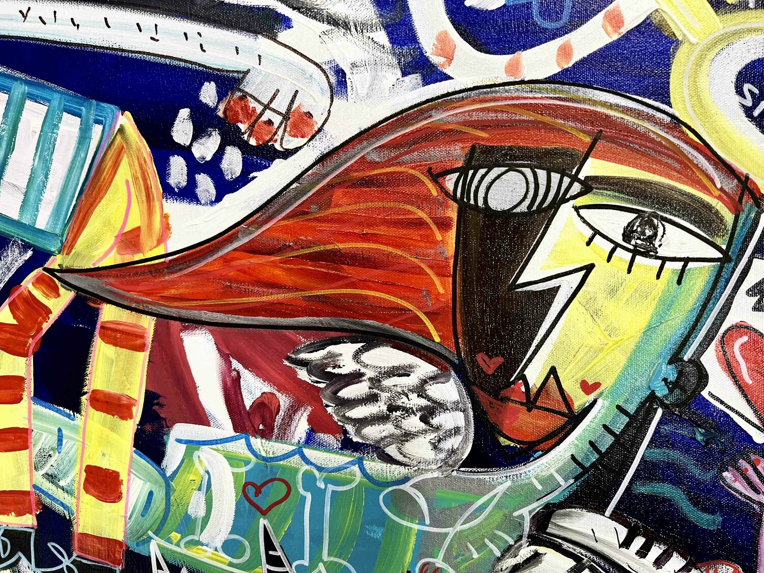 Il Filo Conduttore by Alessandro Siviglia (2021) : Painting Acrylic ...