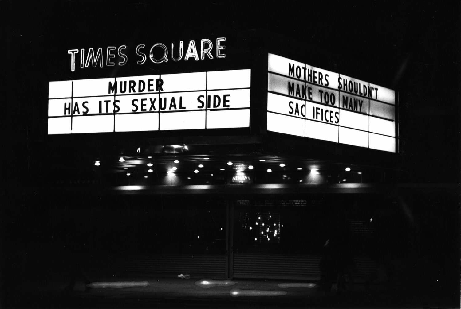 Marquees of Jenny Holzer in Times Square by Mara Catalan (1991 ...
