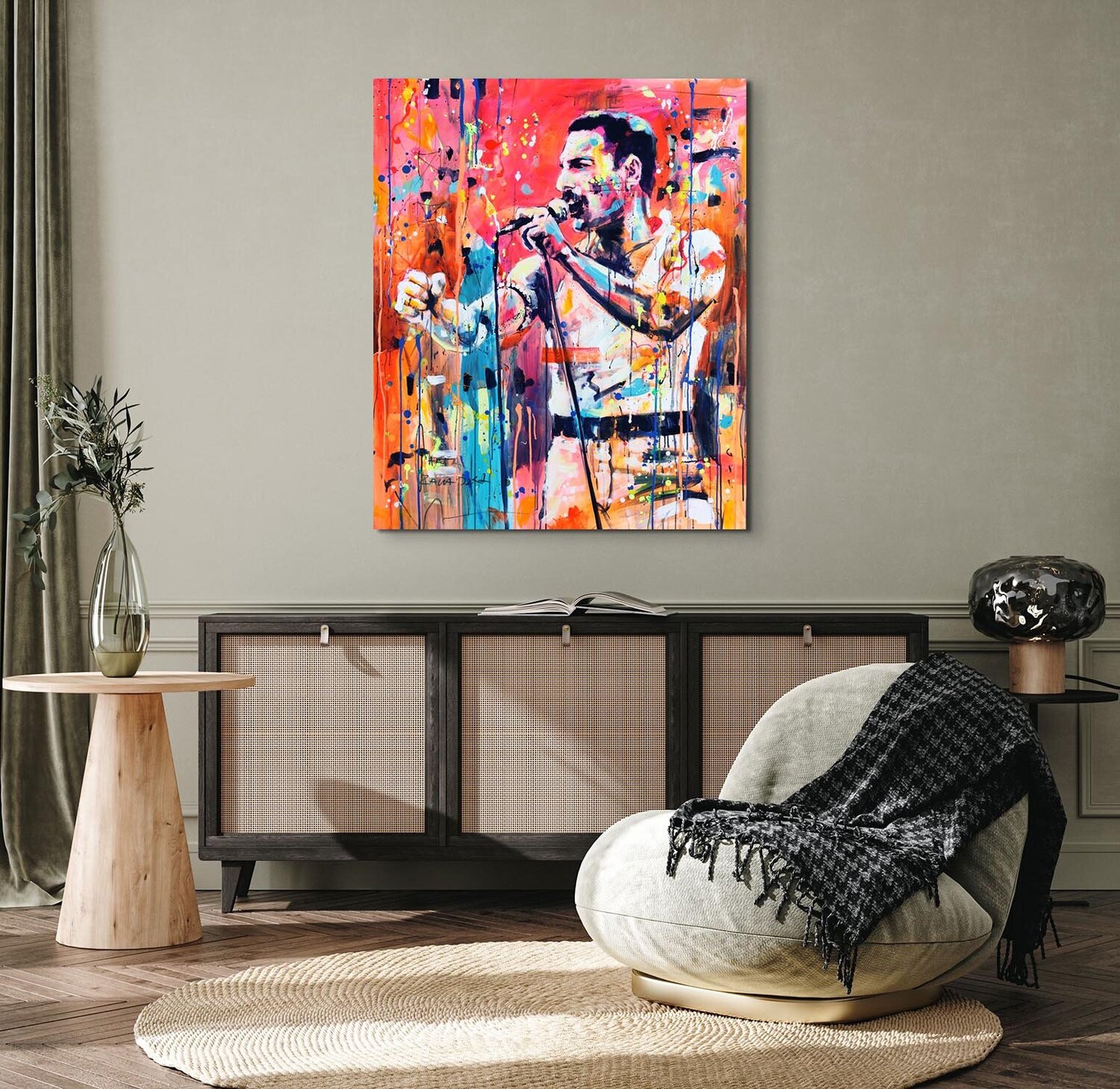 Rock and roll colors by Marta Zawadzka (2022) : Painting Acrylic, Oil ...