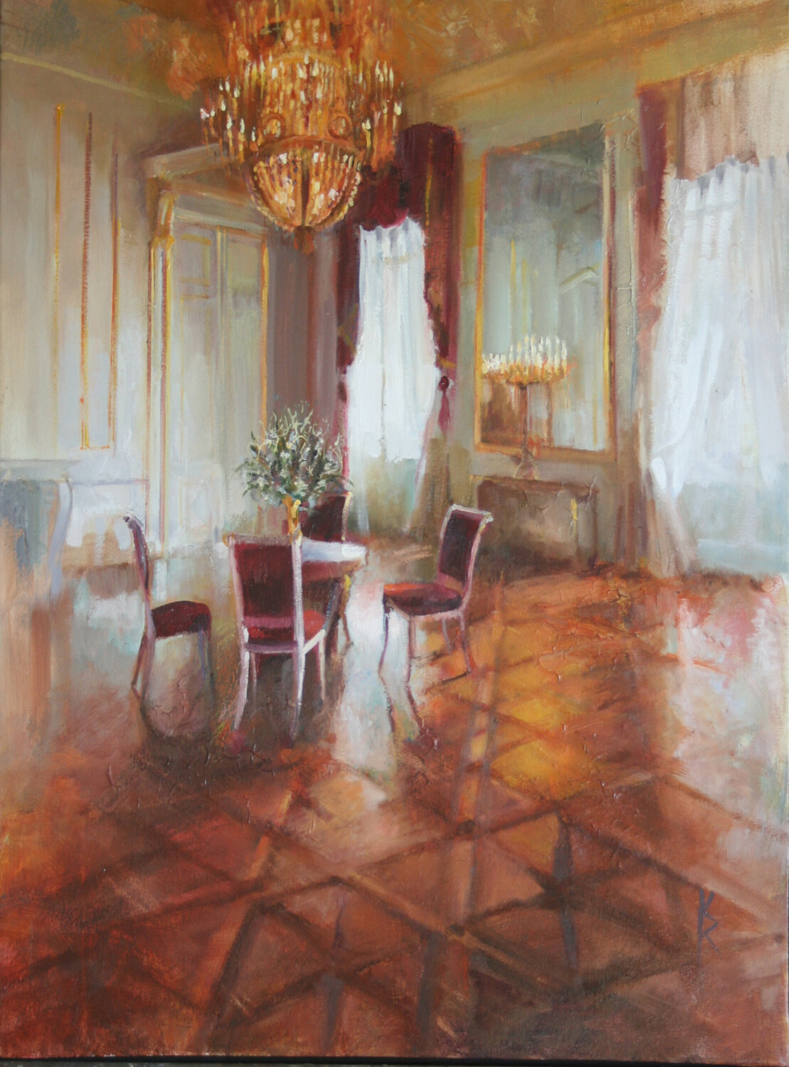 interior - Palace gold by Karina Knight (2023) : Painting Oil on Canvas ...