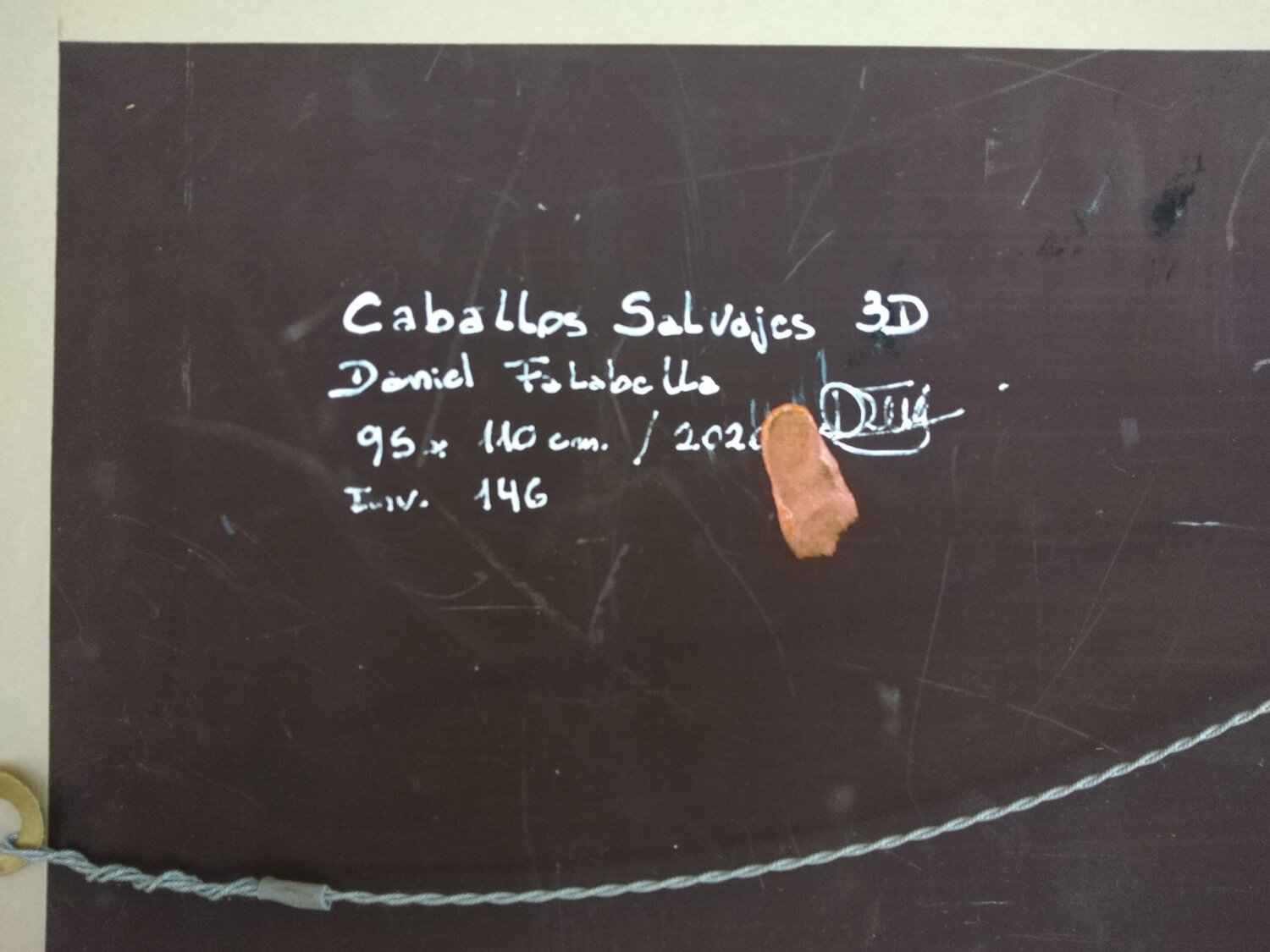Caballos Salvajes 3D by Daniel Falabella (2020) : Painting Oil on Wood ...