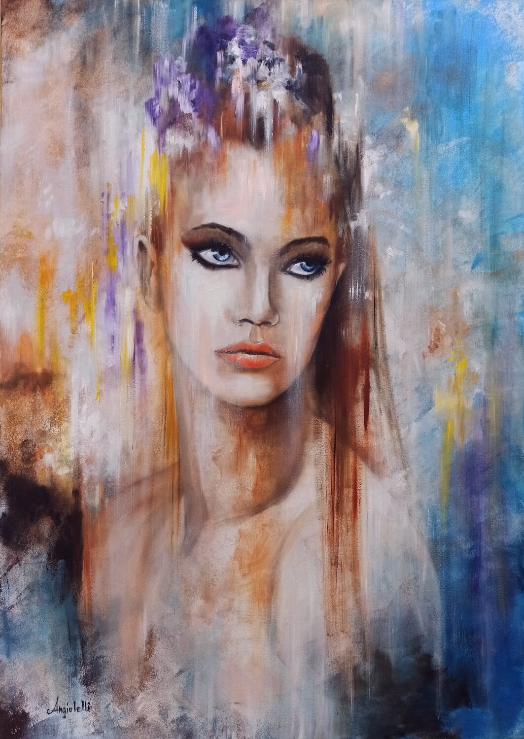 Starlight by Anna Rita Angiolelli (2018) : Painting Acrylic, Oil on ...