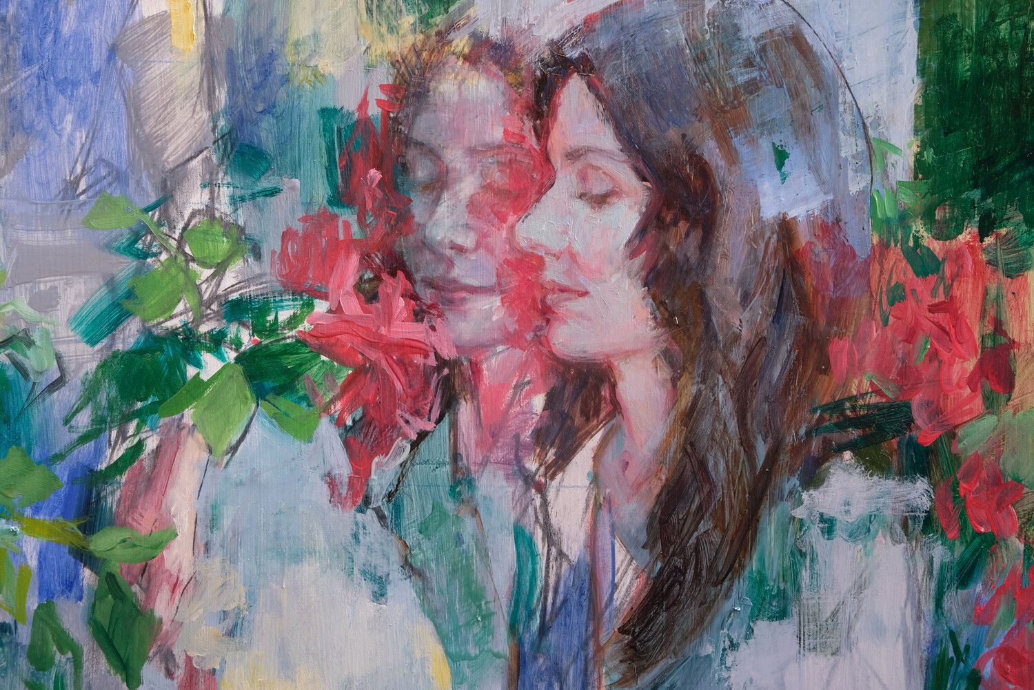 La edad de las flores by Pilar López Báez (2022) : Painting Oil ...