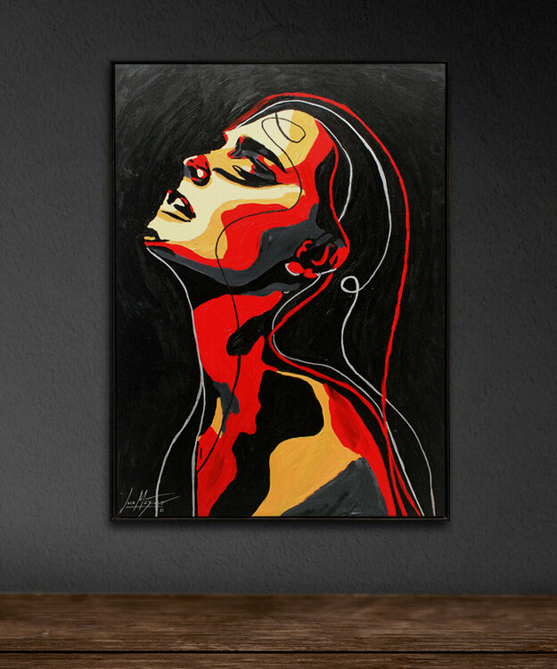 Intense III by Juca Maximo (2019) : Painting Acrylic, Pastel on Canvas ...