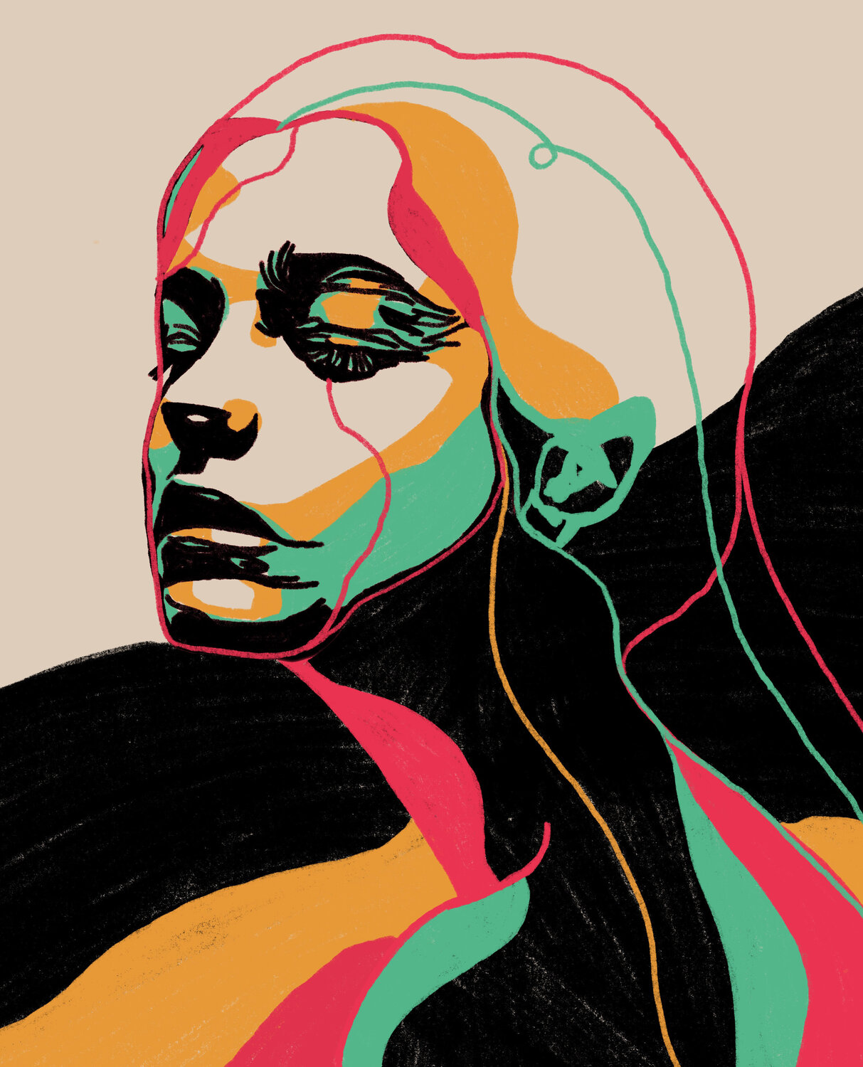 Intense VI - Limited Edition 3/9 (Work painted by hand) by Juca Maximo ...