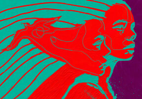 Intense III by Juca Maximo (2019) : Painting Acrylic, Pastel on Canvas ...